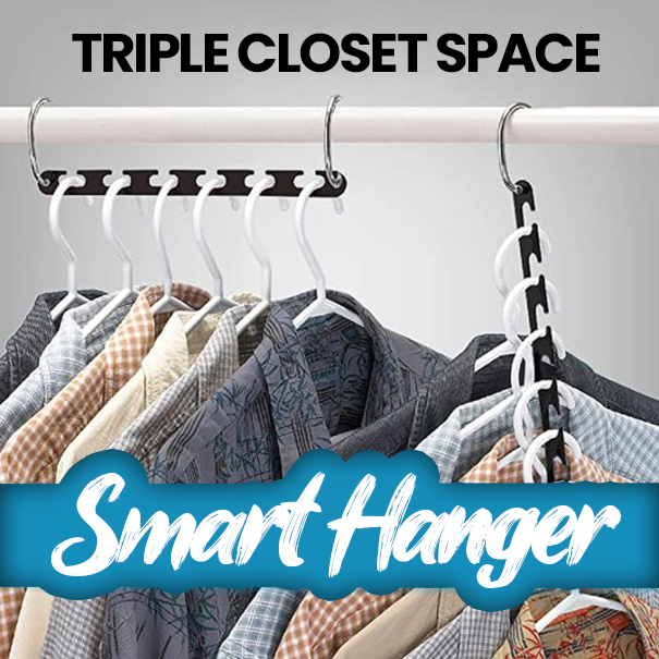 Smart Hanger - Cuier inteligent pentru 40 de haine (8 bucăți) - Sweetbuy